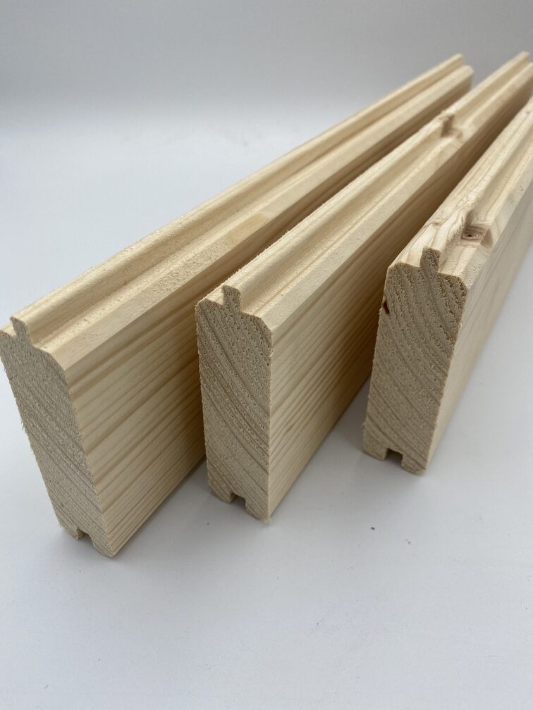Lame de Volet Sapin Naturel 21 x 90 mm - BOIS PLUS Magasin